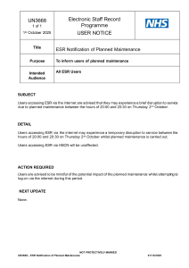 ESR Hub Search - ESR Hub - NHS Electronic Staff Record